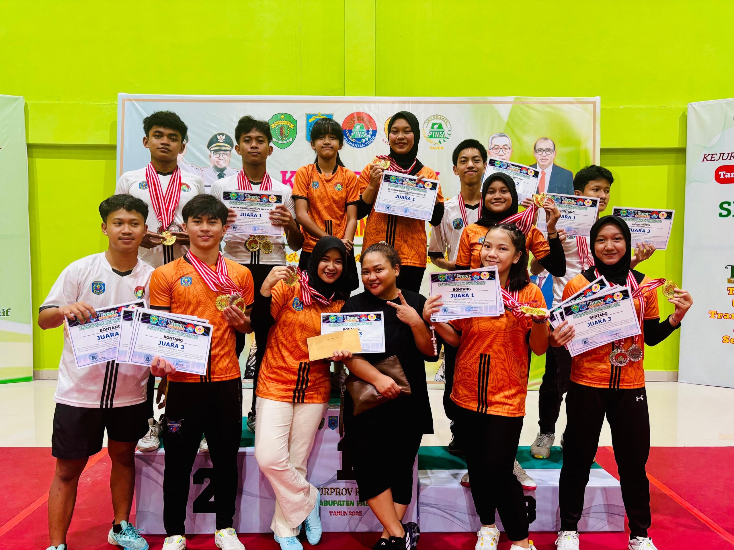 Bontang Raih Juara Umum pada Ajang Kejuprov Tenis Meja 2025 di Paser ...